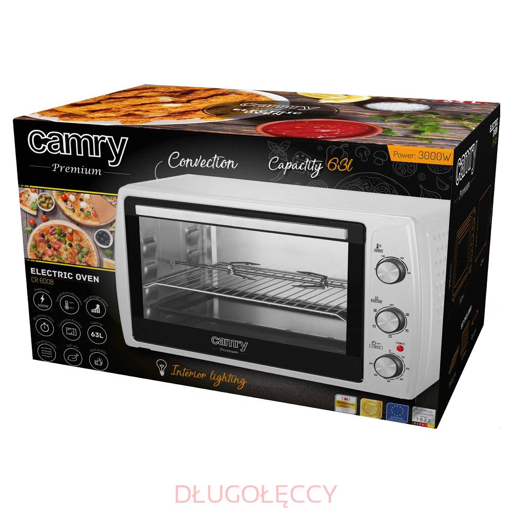 Camry CR 6008 Piekarnik 63L 3000W